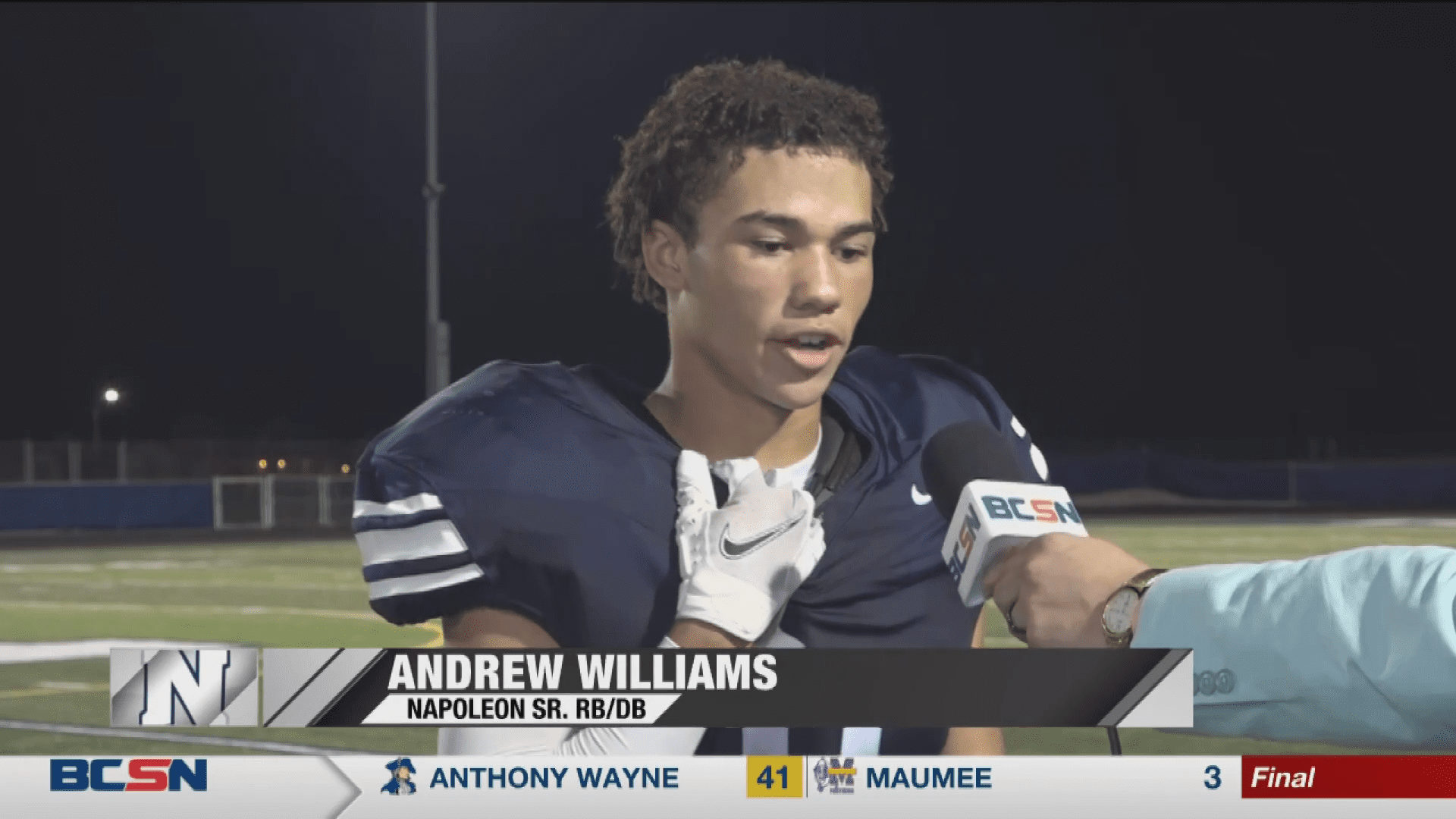 Williams Sets Rushing Record, Swary Scores First Win as Napoleon Coach ...