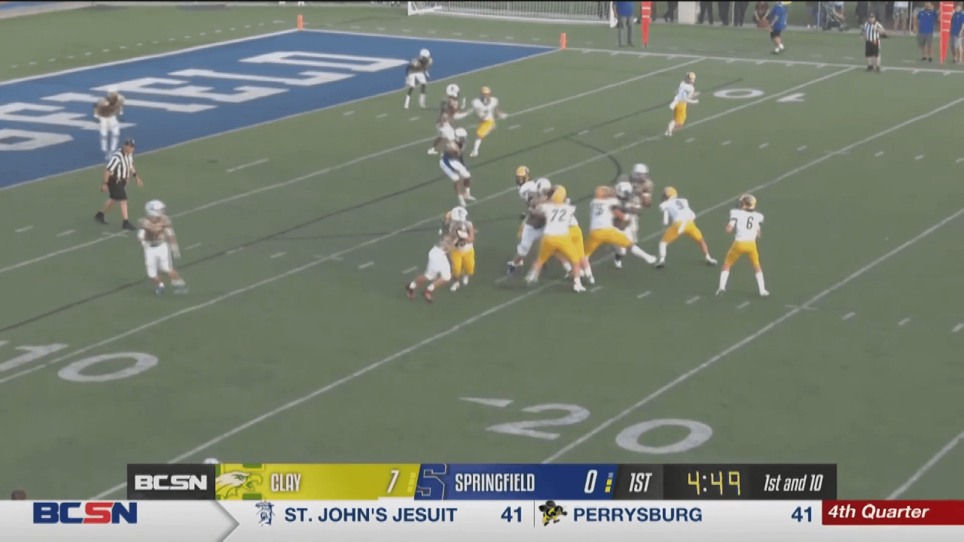 Clay Cruises Past Springfield, Improves to 3-0 | BCSN