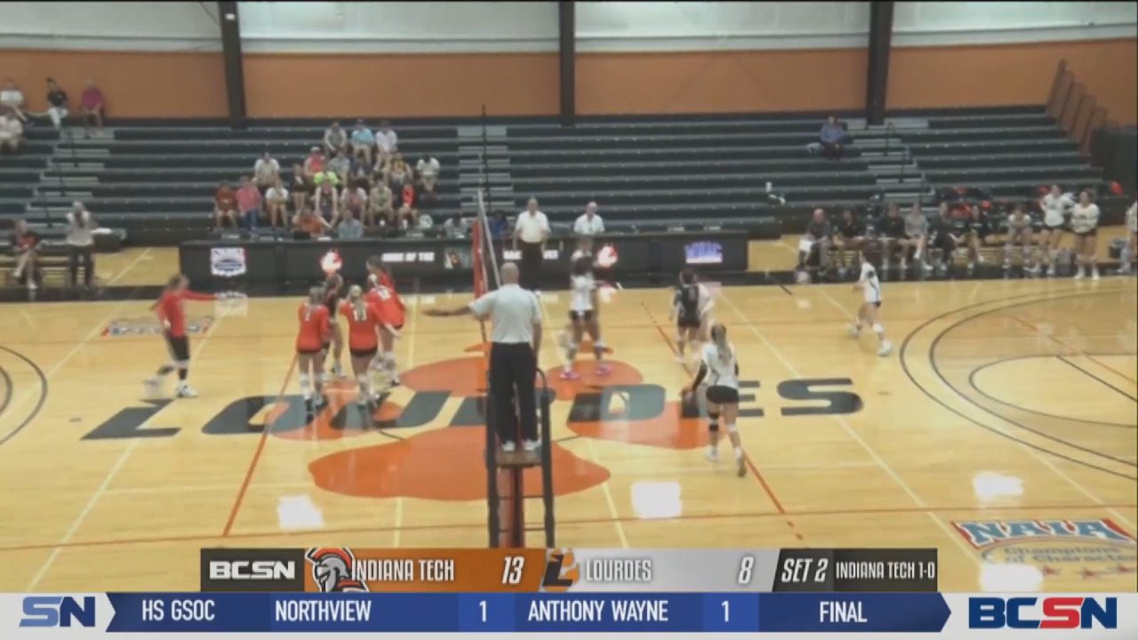 Indiana Tech Volleyball Stays Undefeated Against Lourdes | BCSN