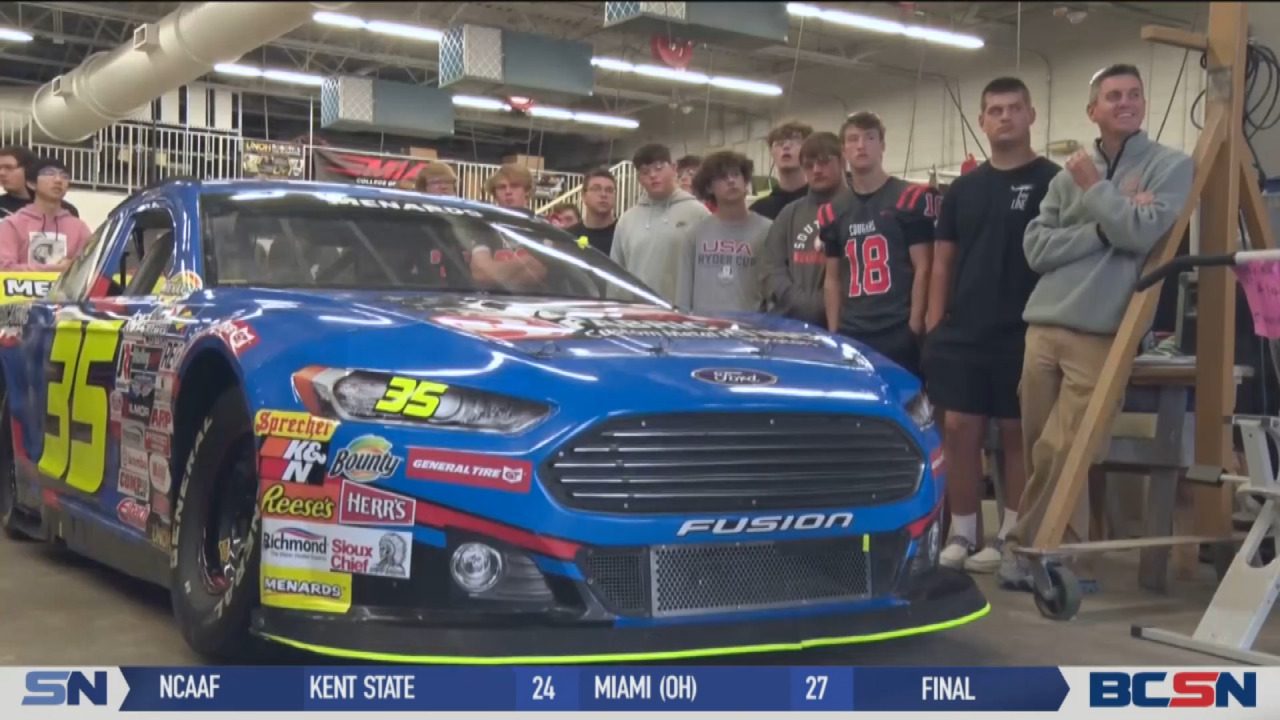 ARCA Drivers Share Racecar and Advice with Southview Shop Students | BCSN