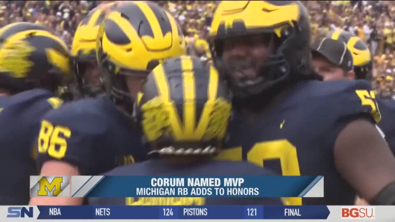 Corum Wins Michigan MVP Award | BCSN