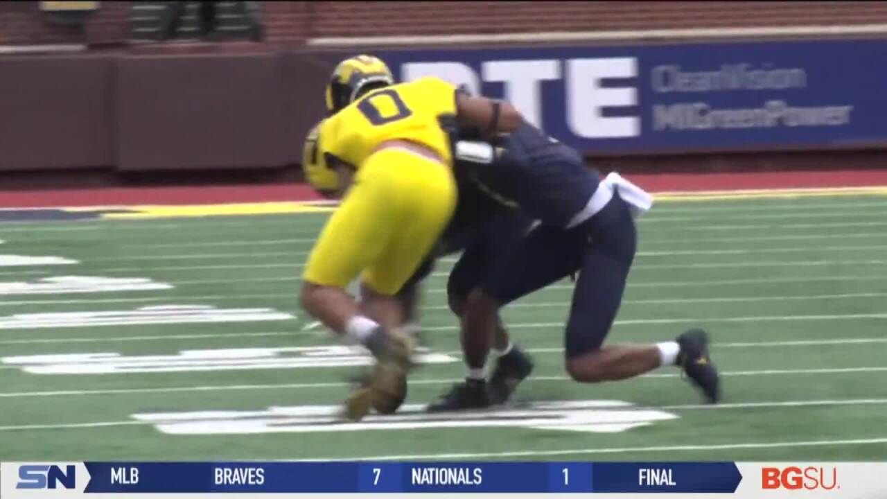Position Battles and New Faces on Display in Michigan's Spring Game | BCSN
