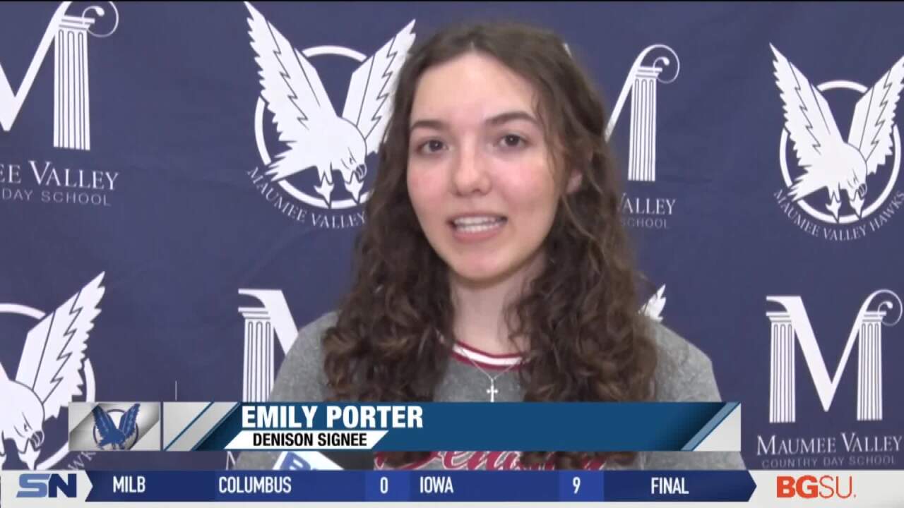 MVCD's Emily Porter Signs with Denison | BCSN