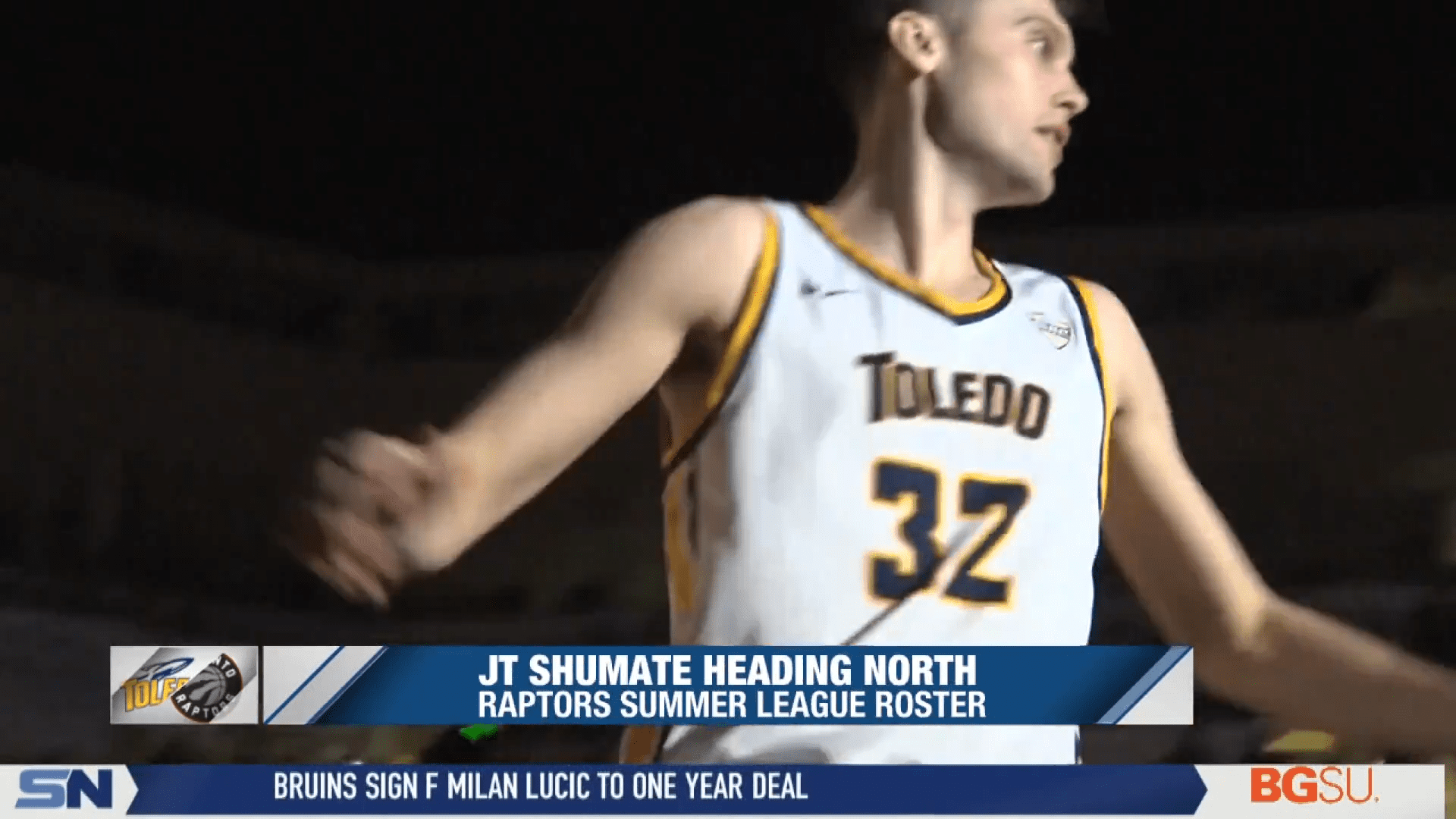 JT Shumate Reps the Raptors for NBA Summer League | BCSN