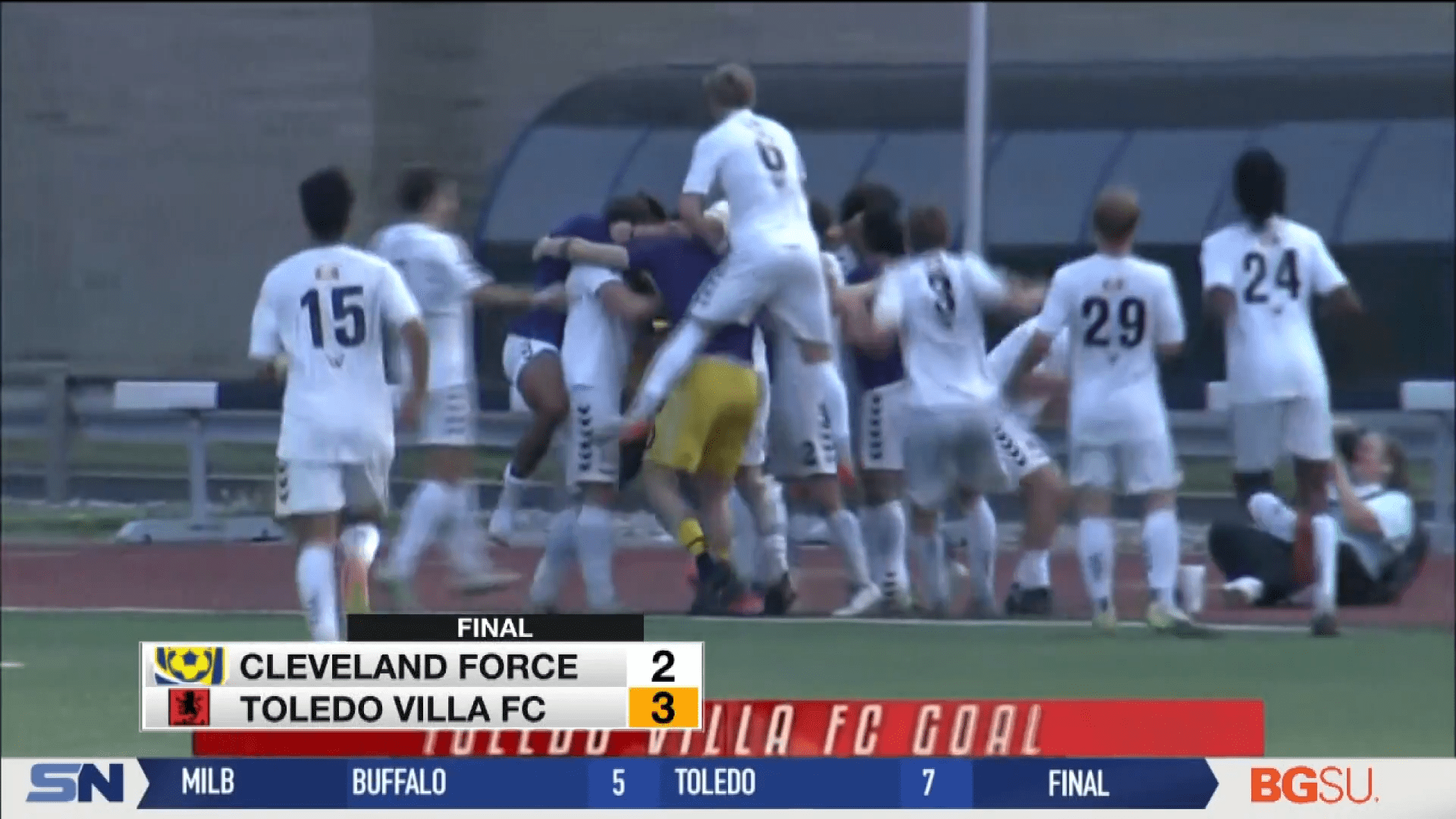 Last-Minute Goal Lifts Toledo Villa over Cleveland Force | BCSN