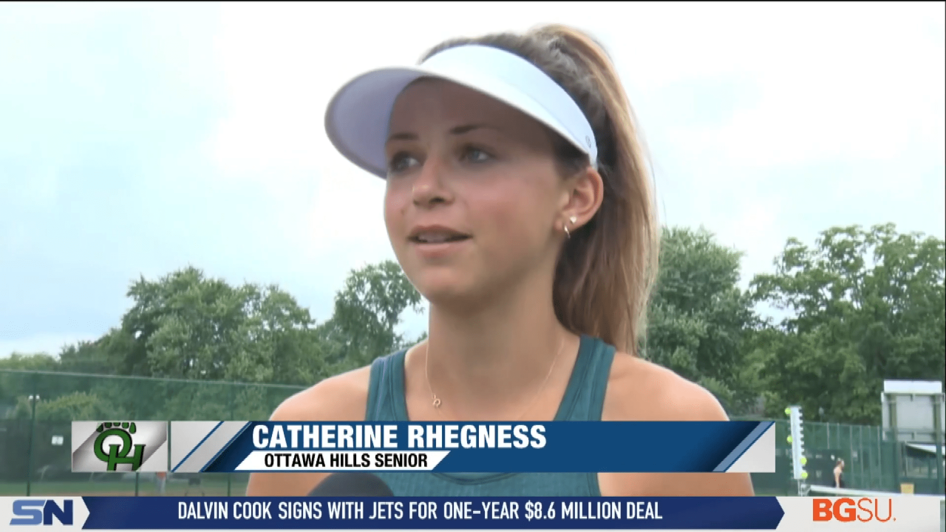 Ottawa Hills Katherine Rhegness Earns Straight Sets Victory over Central Catholic Girl's Tennis ...