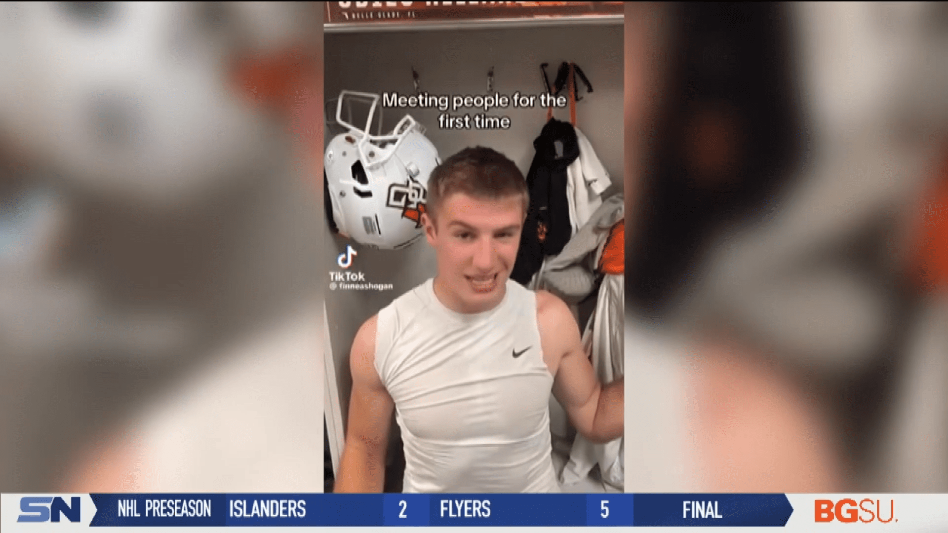 BGSU's Finn Hogan Shines on the Gridiron and TikTok | BCSN