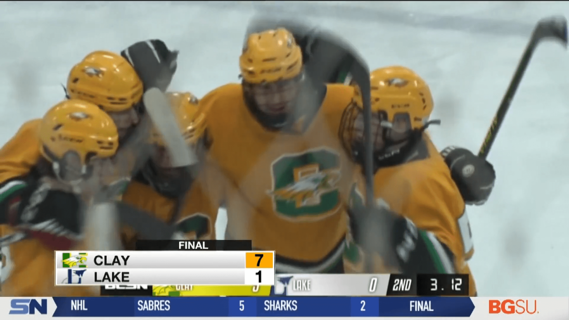 Clay Hockey Continues Comeback Season with Win over Lake | BCSN