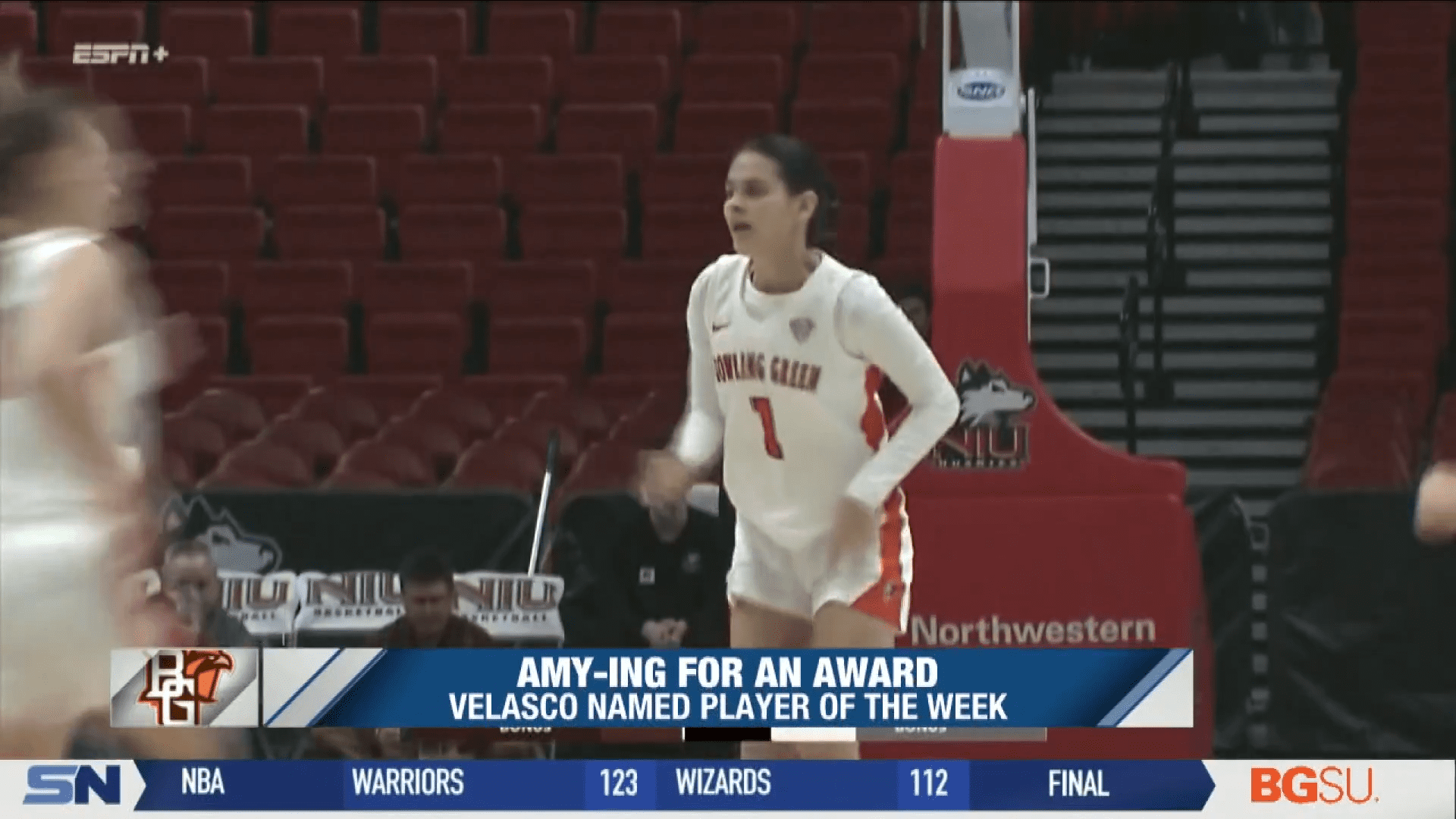 Bowling Green's Amy Velasco Earns MAC Player of the Week | BCSN