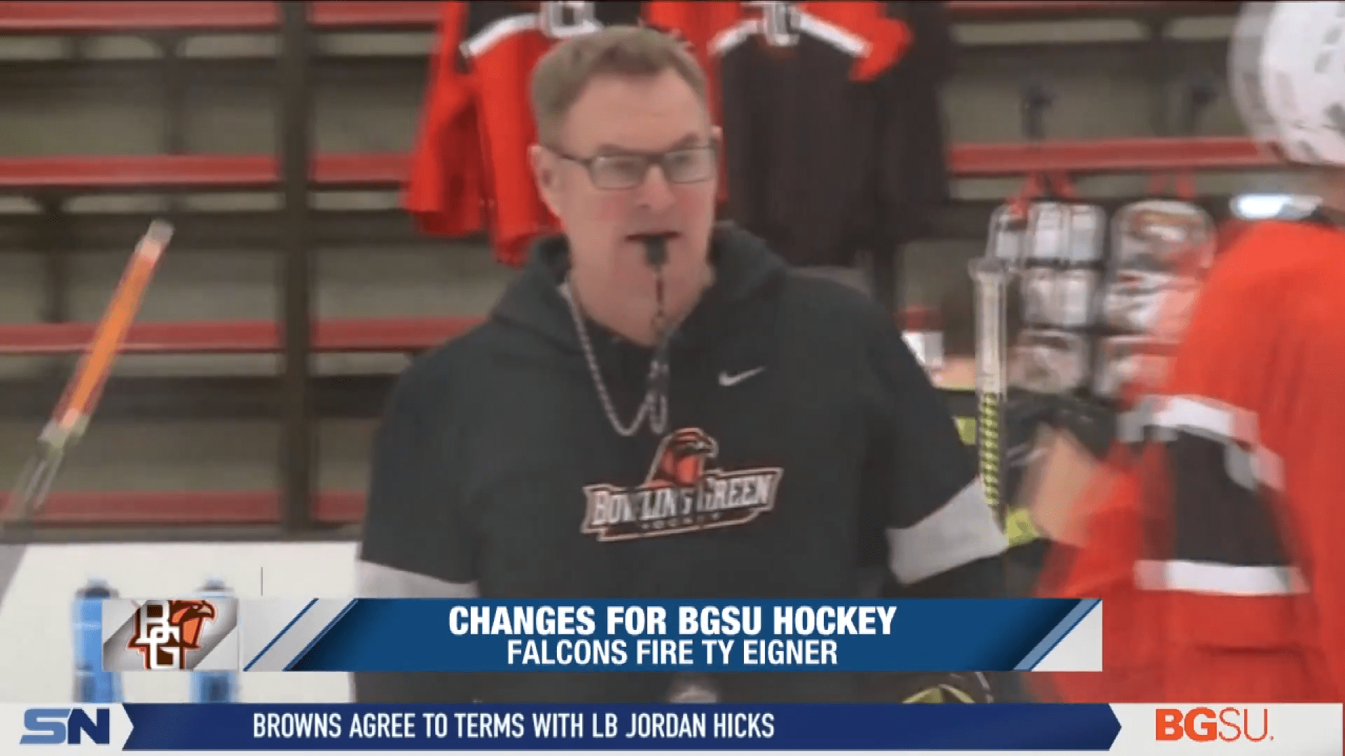 Bowling Green Fires Hockey Coach Ty Eigner | BCSN