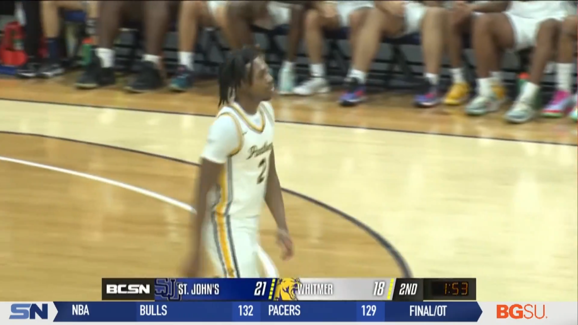 Antione West Power Whitmer Past St. John's | BCSN