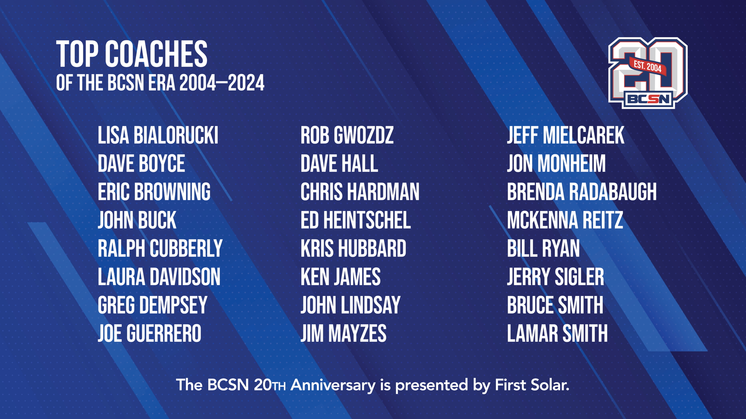 BCSN 20th Anniversary | BCSN