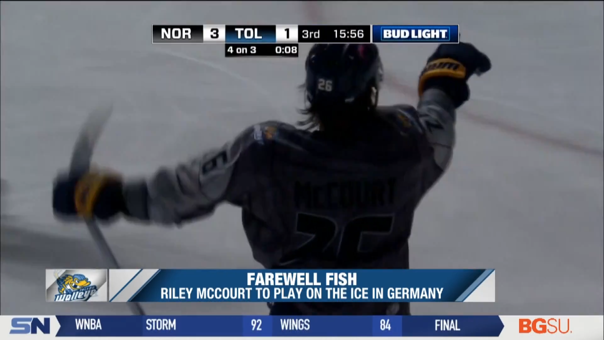 Riley McCourt Moves On from the Walleye | BCSN