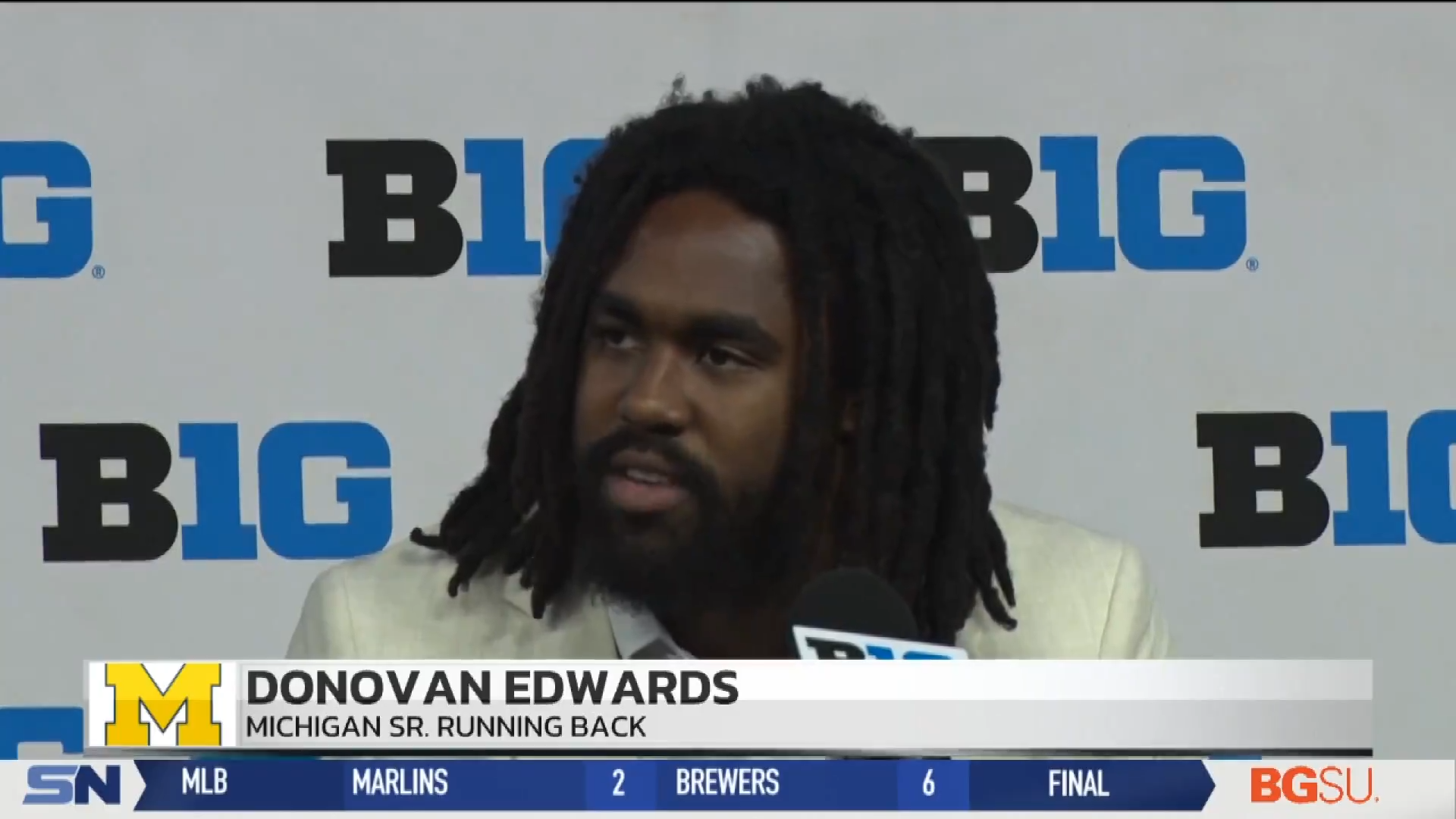 All Eyes on Edwards in the Michigan Backfield | BCSN
