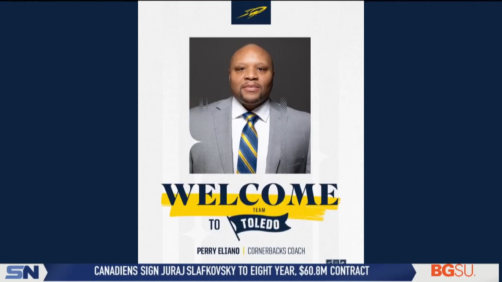 Toledo Hires Perry Eliano as CB Coach | BCSN