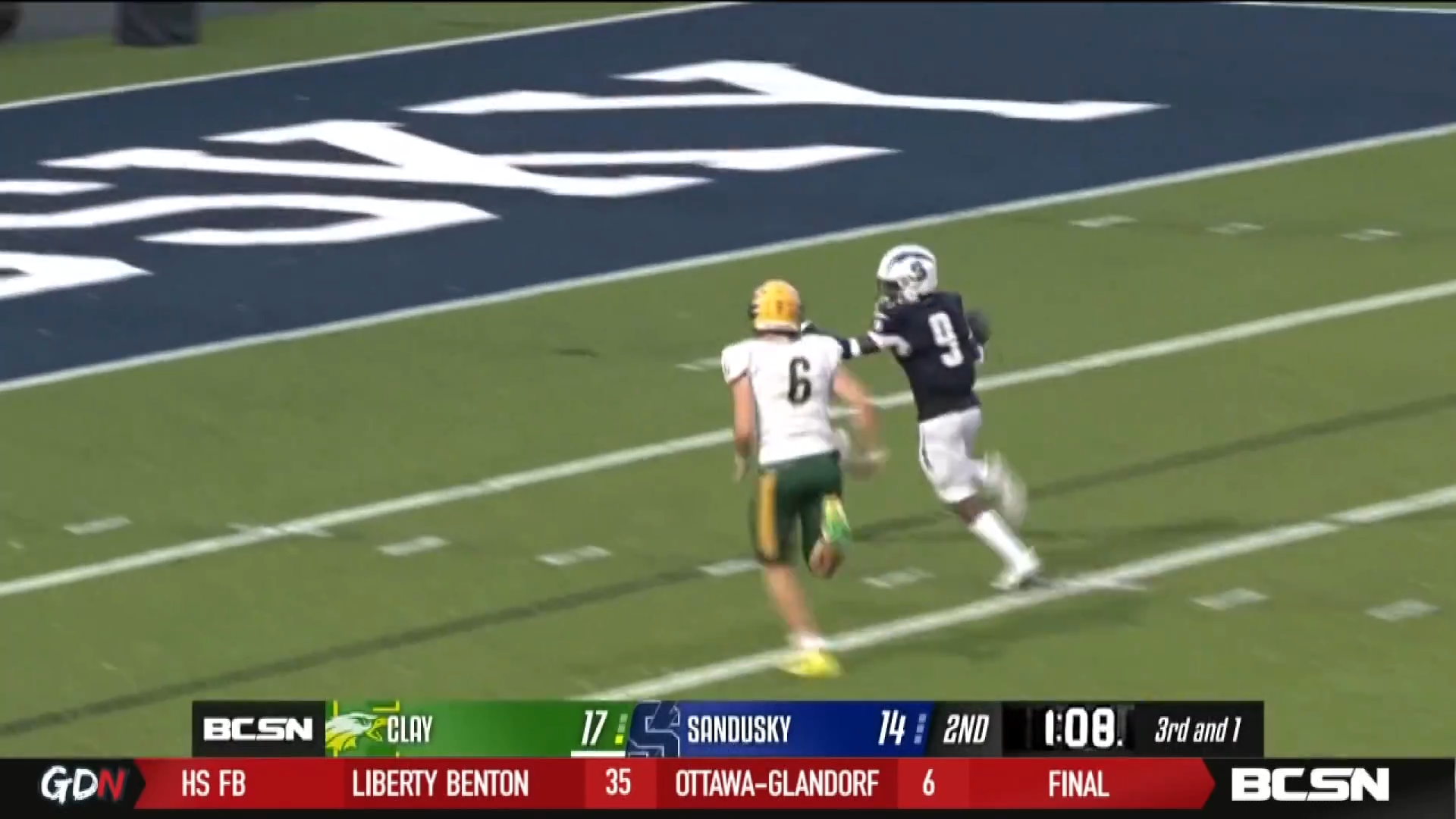 Clay Beats Sandusky in Season Opener of the Second-Straight Year | BCSN