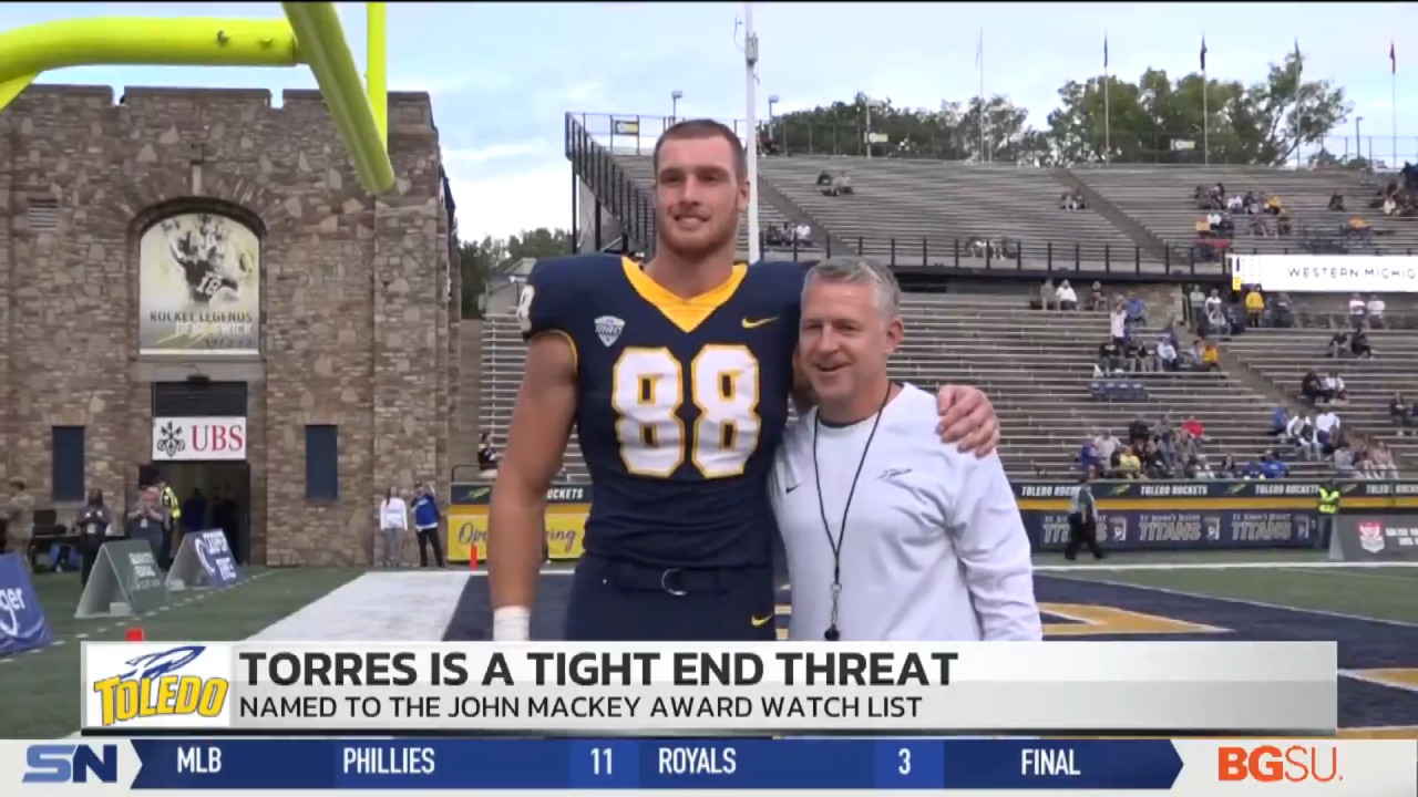 Anthony Torres Returns as a Tight End Threat for Toledo | BCSN