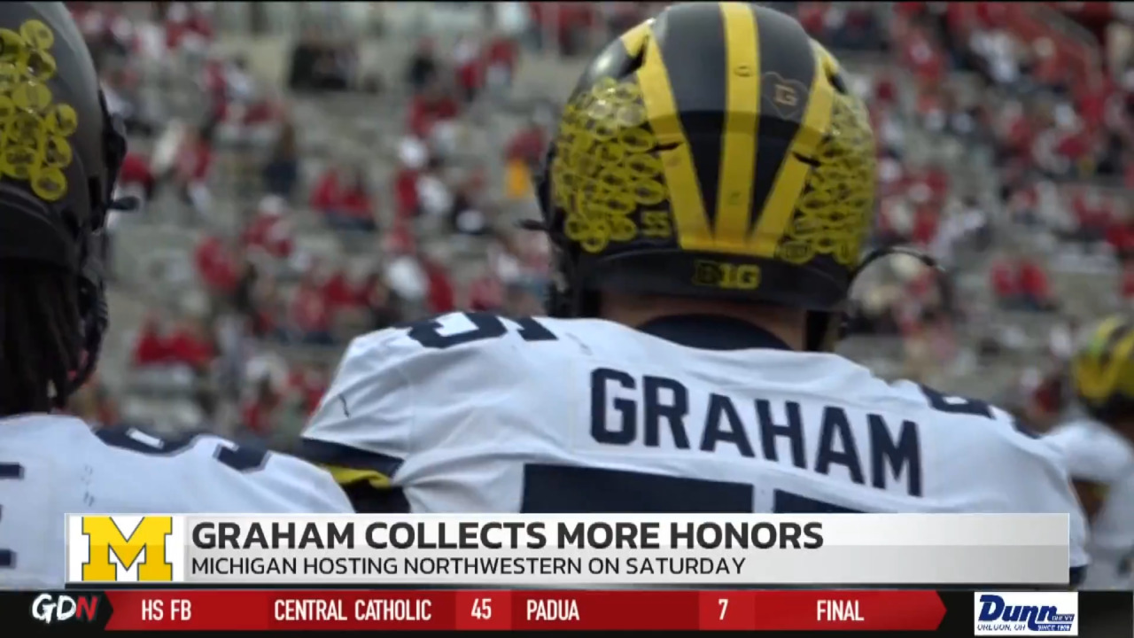 Michigan's Mason Graham Earns Honors Ahead of Northwestern Game | BCSN