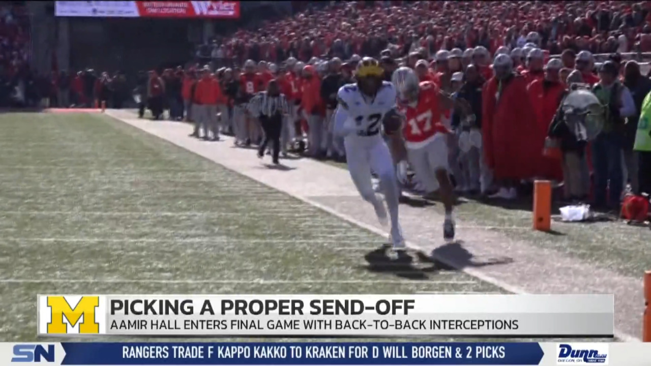 Michigan's Aamir Hall Peaking Ahead of Final College Football Game | BCSN