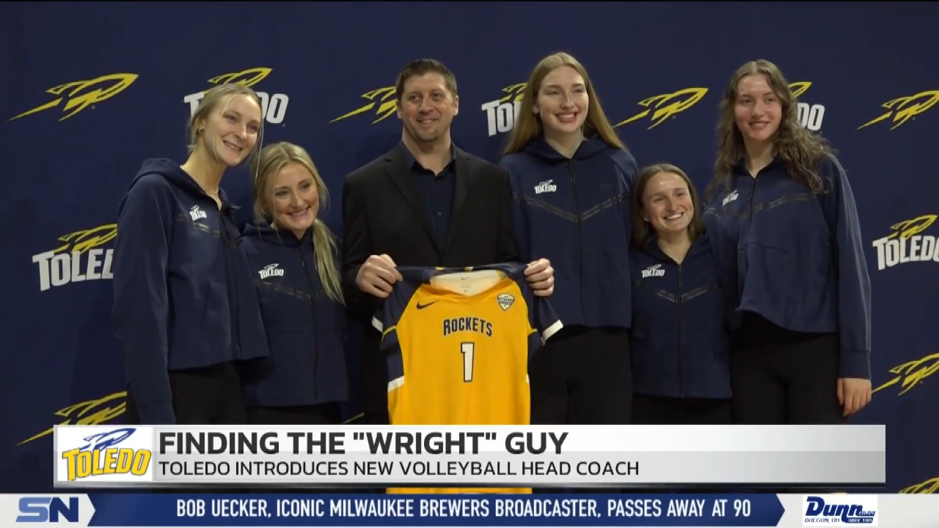 Toledo Introduces Brian Wright as New Volleyball Coach | BCSN