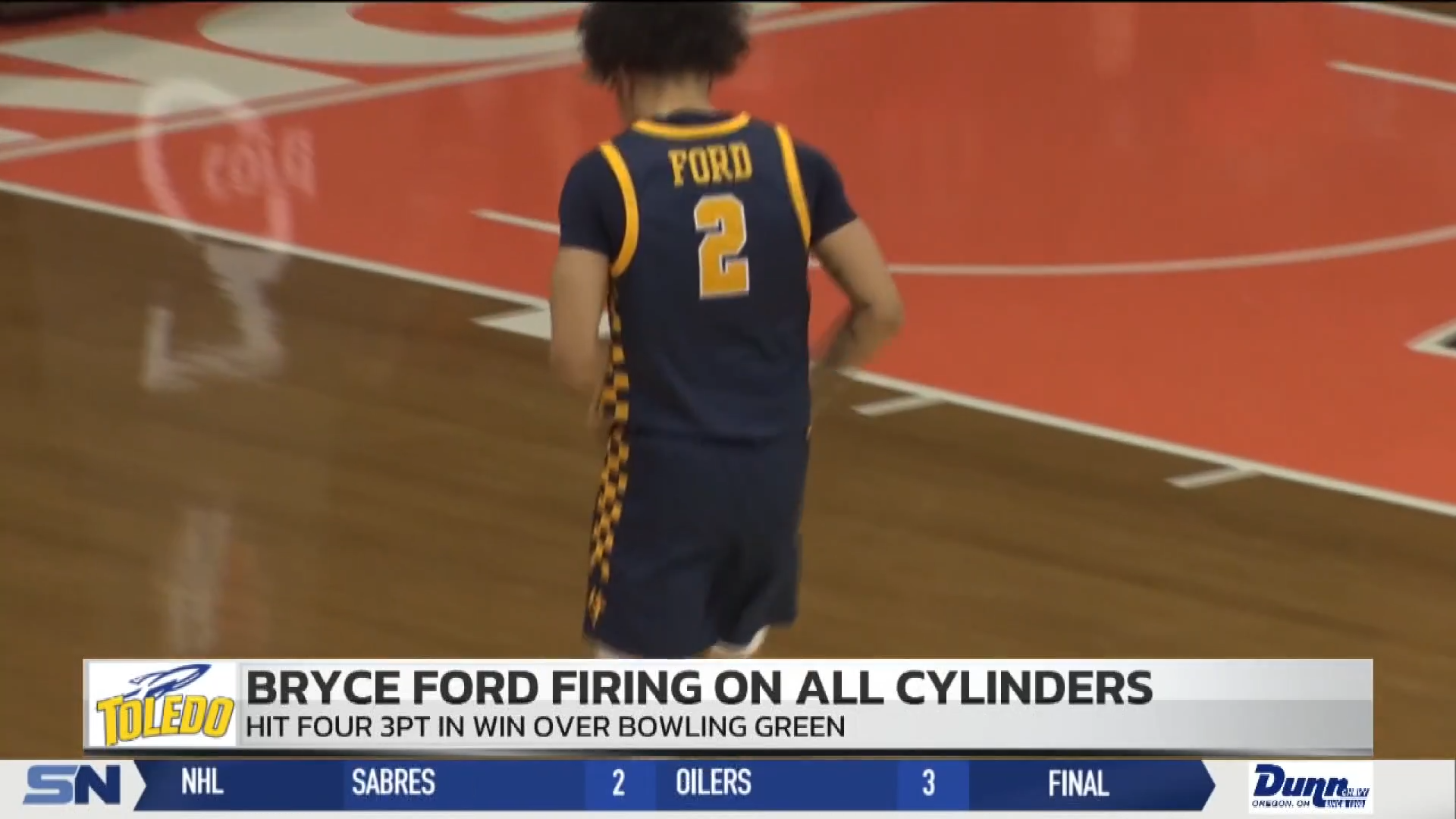 Bryce Ford's Hot Hand Helps UT Come Out Victorious in Battle of I-75 | BCSN