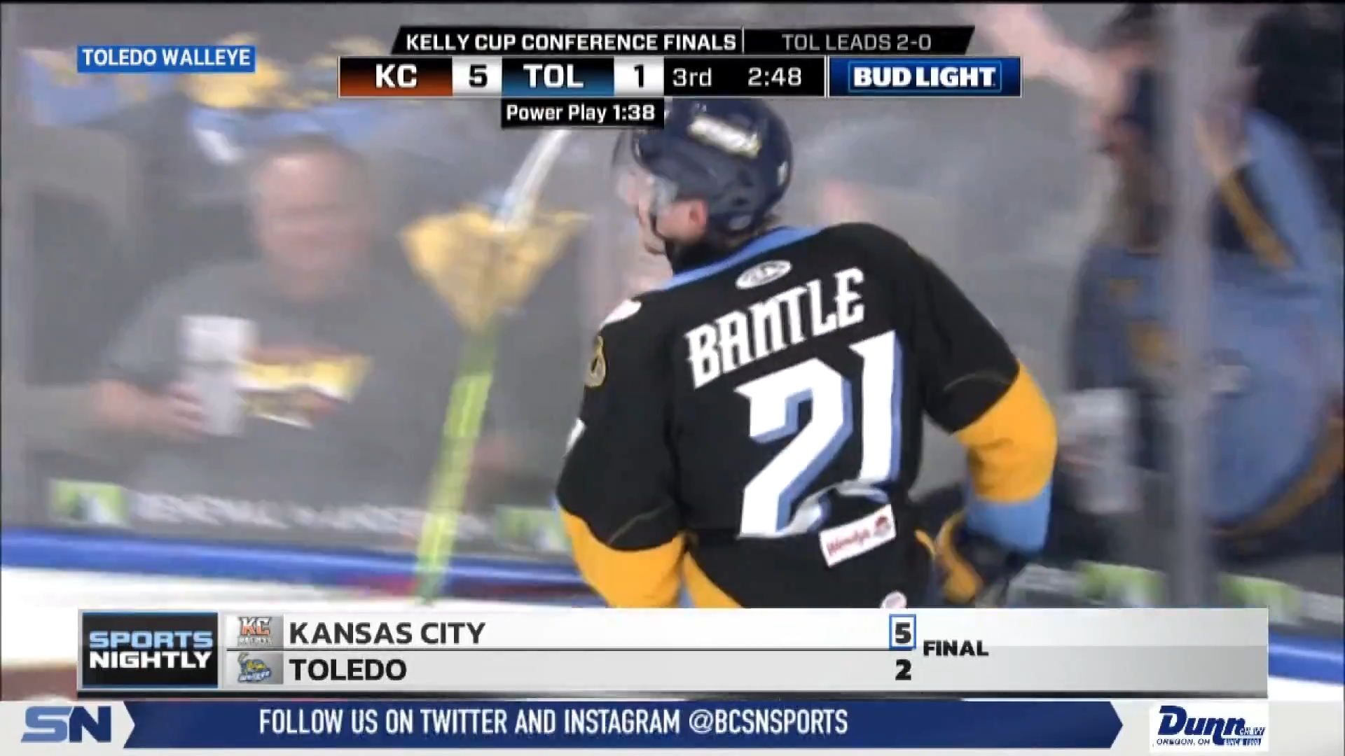 Walleye Drop Game 3 Of Western Conference Finals At Home | BCSN