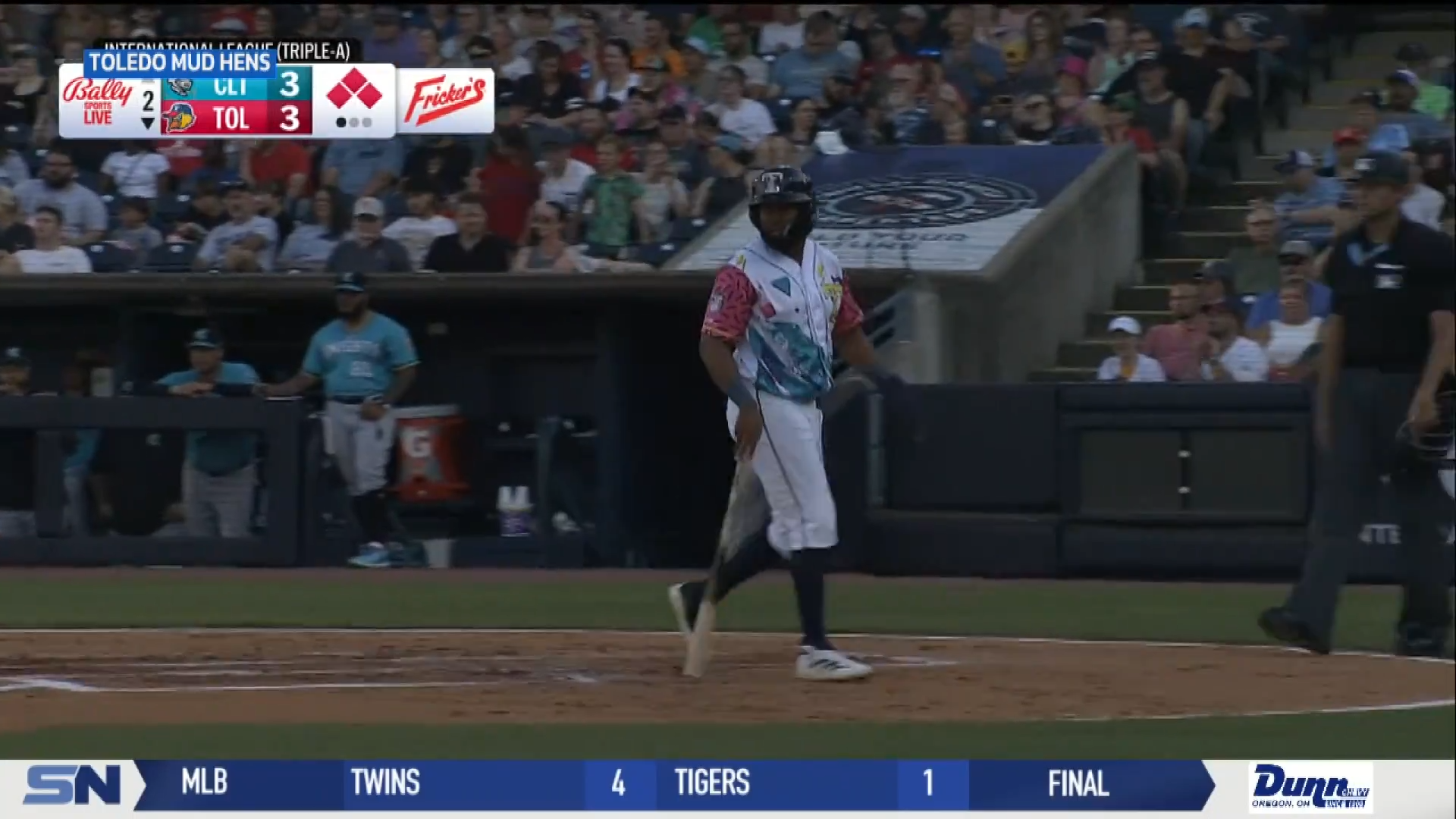 Knights Make a Late Push to Beat the Mud Hens | BCSN