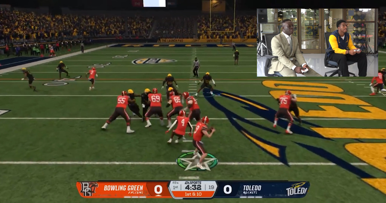 Toledo Cornerback Avery Smith vs. Yaw Bonsu In College Football 26 | BCSN