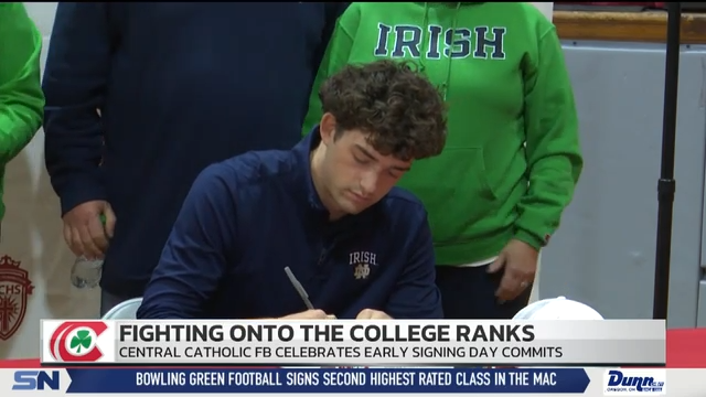 Four Central Catholic Football Players Sign Letters of Intent Ahead of ...